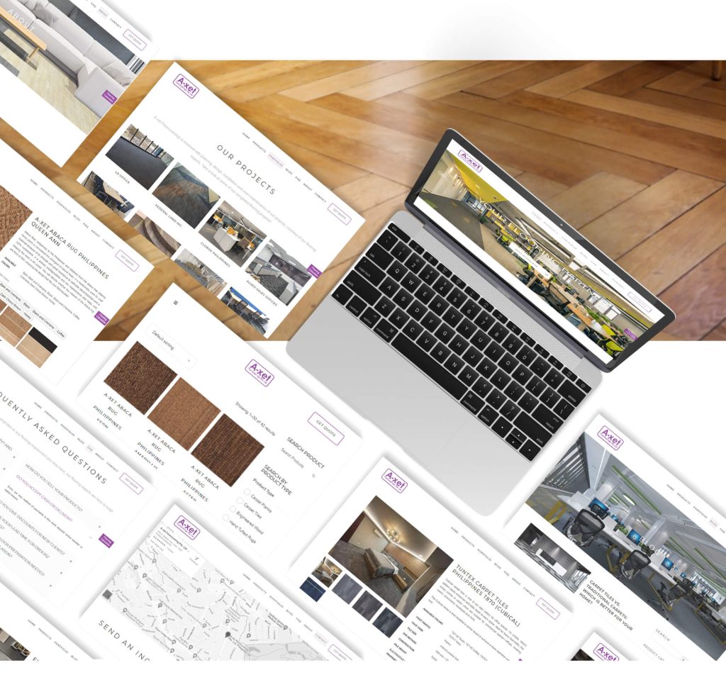 Axet Floorcoverings - Digital Marketing Philippines