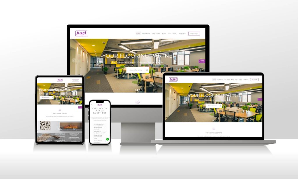 Axet Floorcoverings - Digital Marketing Philippines